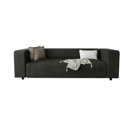 S-STYLE Einzelsofa Oskar schwarz Ma&szlig;e (cm): B: 175 H: 65 Sofas > Sofas nach Material > Stoffsofas &raquo; Sofa DE