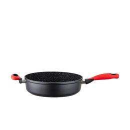KHG Schmorpfanne Red'n'Hot rot Aluminium Ma&szlig;e (cm): H: 7,5 &Oslash;: 28.0 &raquo; M&ouml;bel Kraft