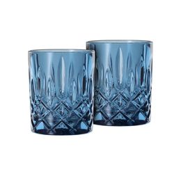 Nachtmann Whiskygl&auml;ser 2er Set Noblesse blau Glas Ma&szlig;e (cm): H: 10,2 &Oslash;: 8.2 &raquo; M&ouml;bel Kraft