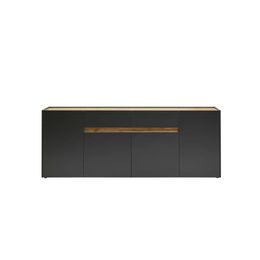 M&ouml;bel Kraft Sideboard grau Ma&szlig;e (cm): B: 220 H: 84 T: 40.0 &raquo; M&ouml;bel Kraft