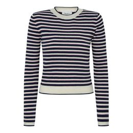 Pepe Jeans Pullover 'INES' Damen Gr&ouml;&szlig;e M marine / rosa / wei&szlig;