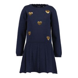Blue Seven Kleid M&auml;dchen Gr&ouml;&szlig;e 104 marine / gold
