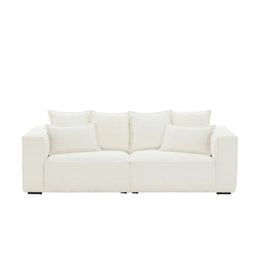 Primo Einzelsofa aus Cord Aurelion creme Ma&szlig;e (cm): B: 243 H: 67 T: 112.0 &raquo; M&ouml;bel Kraft