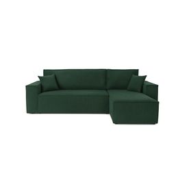 Ecksofa mit Schlaffunktion Carl gr&uuml;n Ma&szlig;e (cm): B: 244 H: 82 Sofas > Sofas nach Material > Stoffsofas &raquo; Sofa DE