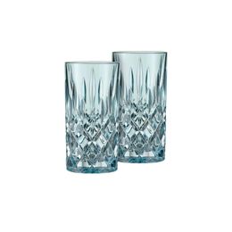 Nachtmann Longdrinkgl&auml;ser 2er Set Noblesse blau Glas Ma&szlig;e (cm): B: 7,8 H: 15,9 T: 16.3 &raquo; M&ouml;bel Kraft