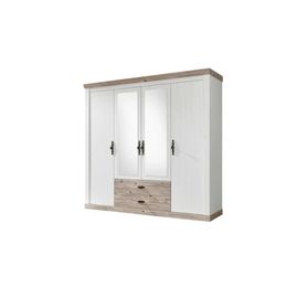 M&ouml;bel Kraft Kleiderschrank wei&szlig; Ma&szlig;e (cm): B: 217 H: 201 &raquo; M&ouml;bel Kraft