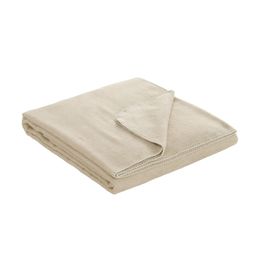 Ibena Wohndecke Leichte Mischdecke beige Baumwollmischgewebe Ma&szlig;e (cm): B: 150 Accessoires > Decken > Wohndecken &raquo; Sofa DE