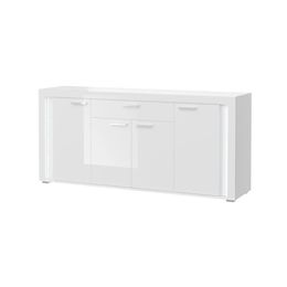 M&ouml;bel Kraft Sideboard wei&szlig; Ma&szlig;e (cm): B: 182 H: 84 T: 42.0 &raquo; M&ouml;bel Kraft