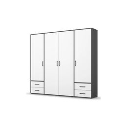 M&ouml;bel Kraft Dreht&uuml;renschrank Yarm grau Ma&szlig;e (cm): B: 187 H: 194 &raquo; M&ouml;bel Kraft