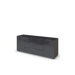M&ouml;bel Kraft Sideboard Flipp schwarz Ma&szlig;e (cm): B: 160 H: 60 &raquo; M&ouml;bel Kraft