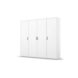 M&ouml;bel Kraft Dreht&uuml;renschrank Yarm wei&szlig; Ma&szlig;e (cm): B: 187 H: 194 &raquo; M&ouml;bel Kraft