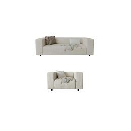 S-STYLE Polstergarnitur 2+1 Oskar beige Ma&szlig;e (cm): B: 151 H: 65 &raquo; M&ouml;bel Kraft