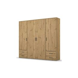 M&ouml;bel Kraft Dreht&uuml;renschrank Yarm braun Ma&szlig;e (cm): B: 187 H: 194 &raquo; M&ouml;bel Kraft