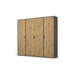 M&ouml;bel Kraft Dreht&uuml;renschrank Yarm grau Ma&szlig;e (cm): B: 187 H: 194 &raquo; M&ouml;bel Kraft