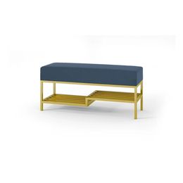 M&ouml;bel Kraft Polsterbank blau Ma&szlig;e (cm): B: 100 H: 45 &raquo; M&ouml;bel Kraft