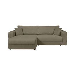 M&ouml;bel Kraft Ecksofa mit Schlaffunktion Oreon braun Ma&szlig;e (cm): B: 244 H: 82 &raquo; M&ouml;bel Kraft