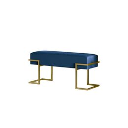 M&ouml;bel Kraft Polsterbank blau Ma&szlig;e (cm): B: 100 H: 42 &raquo; M&ouml;bel Kraft