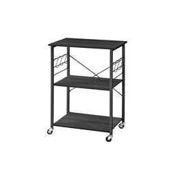M&ouml;bel Kraft Servierwagen schwarz Ma&szlig;e (cm): B: 60 H: 89 &raquo; M&ouml;bel Kraft