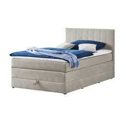 M&ouml;bel Kraft Boxspringbett mit Bettkasten grau Ma&szlig;e (cm): B: 121 H: 107 &raquo; M&ouml;bel Kraft
