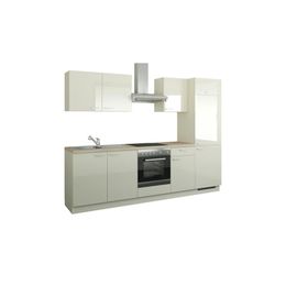 CUBO15 K&uuml;chenzeile mit Elektroger&auml;ten creme Ma&szlig;e (cm): B: 270 &raquo; M&ouml;bel Kraft
