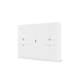 M&ouml;bel Kraft Dreht&uuml;renschrank Thurso wei&szlig; Ma&szlig;e (cm): B: 271 H: 210 &raquo; M&ouml;bel Kraft