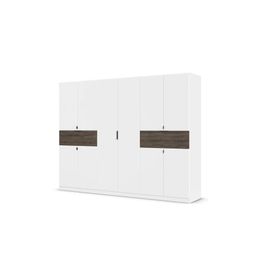 M&ouml;bel Kraft Dreht&uuml;renschrank Thurso wei&szlig; Ma&szlig;e (cm): B: 271 H: 210 &raquo; M&ouml;bel Kraft