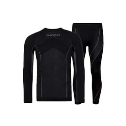 SNOCKS Base Layer male Black size L