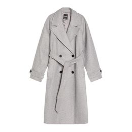 Bershka Between-Seasons Coat female Grey size M