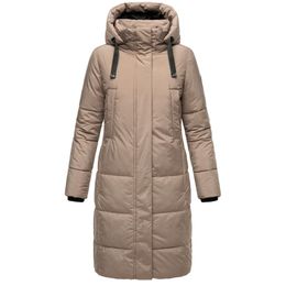 Marikoo Mantel Damen Gr&ouml;&szlig;e S beige / schwarz Wintermantel