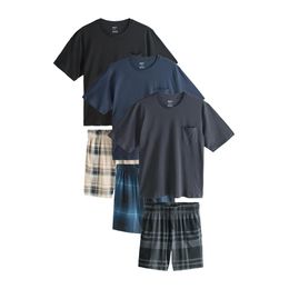 next Short Pajamas male Blue, Grey, Black size XS