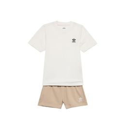 adidas originals Set Jungen Gr&ouml;&szlig;e 104 sand / schwarz / wei&szlig;