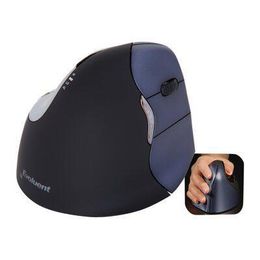 Evoluent VerticalMouse 4 Right - Maus - ergonomisch - F&uuml;r Rechtsh&auml;nder - optisch - 6 Tasten - kabellos - USB