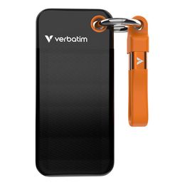 Verbatim Pocket SSD - 1 TB, Schwarz, Orange