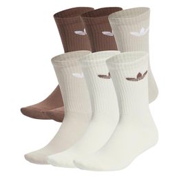 adidas originals Socks 'Trefoil' female Beige, Brown size 42-44