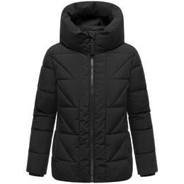Marikoo Winter Jacket 'Kuschelnasee 16' female Black size 5XL