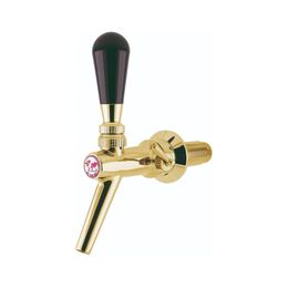 ich-zapfe Kompensatorhahn V10 aus Chromnickelstahl, gold, Length:35 mm