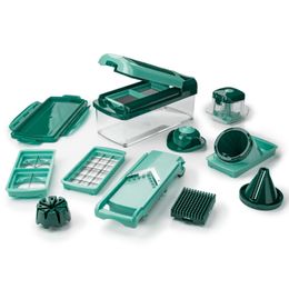 Genius Nicer Dicer Nicer Dicer &raquo;Fusion Smart&laquo;, 16-teilig, 1,25 l Auffangbeh&auml;lter, Klingen aus Edelstahl 100227834