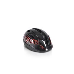 Byox Kinder Schutzhelm Y03 Gr&ouml;&szlig;e S 48-54 cm einstellbar LED-Beleuchtung 8 L&ouml;cher schwarz