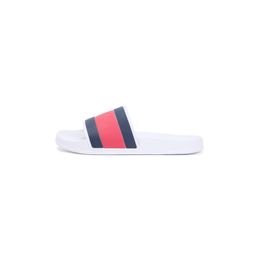 Tommy Hilfiger Pantolette Herren Gr&ouml;&szlig;e 44 navy / rot / wei&szlig;