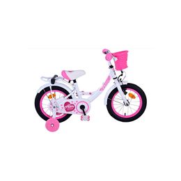 VOLARE Kinderfahrrad Ashley 14 Zoll, wei&szlig;