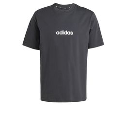 adidas Sportswear T-Shirt 'Essentials' Herren Gr&ouml;&szlig;e M schwarz / wei&szlig;