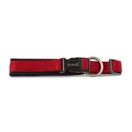 Wolters Professional Comfort Hundehalsband rot/ schwarz L
