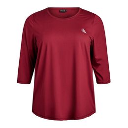 Active By Zizzi Performance Shirt 'Abasic One' female Red size XXXL