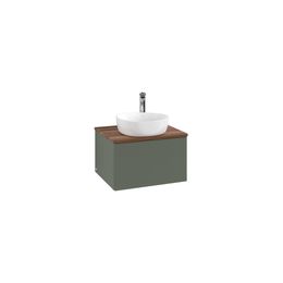Villeroy & Boch V&B Waschtischunterschrank mit Frontstruktur -Beleuchtung Antao 60x36x50cm, HL, WBP w wa, lea gre. m Lac ; Villeroy & Boch (L29152HL)