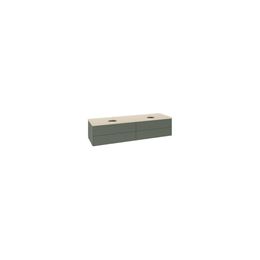 Villeroy & Boch V&B Waschtischunterschrank ohne Frontstruktur Antao 160x50cm, HL, WBP botti., lea gre. m Lac ; Villeroy & Boch (K28053HL)