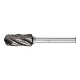 Pferd TOOLS Hartmetall Hochleistungsfr&auml;sstift ALU Walzenrund WRC &Oslash; 12x25mm Schaft-&Oslash; 6mm f&uuml;r Alu/NE Metalle HICOAT (21105401)
