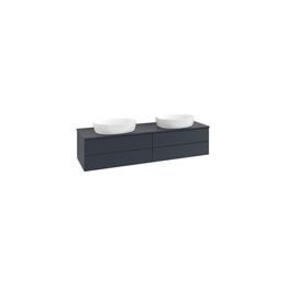 Villeroy & Boch V&B Waschtischunterschrank mit Frontstruktur, mit Beleuchtung Antao 160x50cm, WBP-farbe Lac, md bl. m Lac ; Villeroy & Boch (L28110HG)
