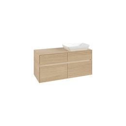Villeroy & Boch V&B Waschtischunterschrank Collaro 120x54,8x50cm, WT r, LED 8,8 W, Nord Oa ; Villeroy & Boch (C114B0VJ)