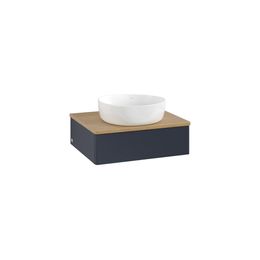 Villeroy & Boch V&B Waschtischunterschrank ohne Frontstruktur -Beleuchtung Antao 60x19x50cm, WBP hon. Oa, md bl. m Lac ; Villeroy & Boch (L07011HG)