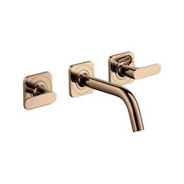 Hansgrohe Fertigset Axor Citterio M UP-3-Loch-Waschtischarmatur, A 166mm, Ros., pol. r gol (34313300)